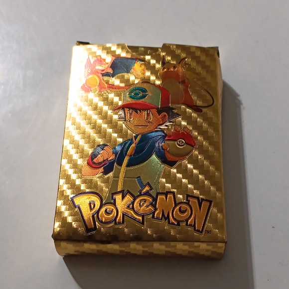 Pokemon | Toys | Pokmon 55 Pcs Gold Cards Pack | Poshmark